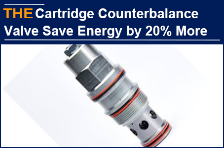 Hydraulic Cartridge Counterbalance Valve Save Energy by 20%