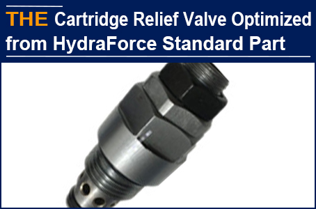 Cartridge Relief Valve Optimized from HydraForce Std. Part